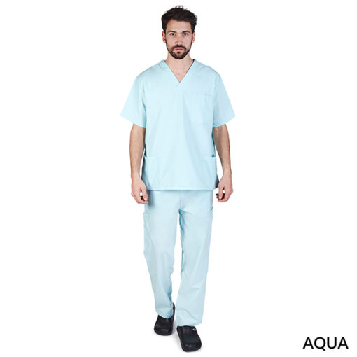 Unisex Cargo Solid V-Neck Scrub Sets | Pre Order Ship June 25, 2020